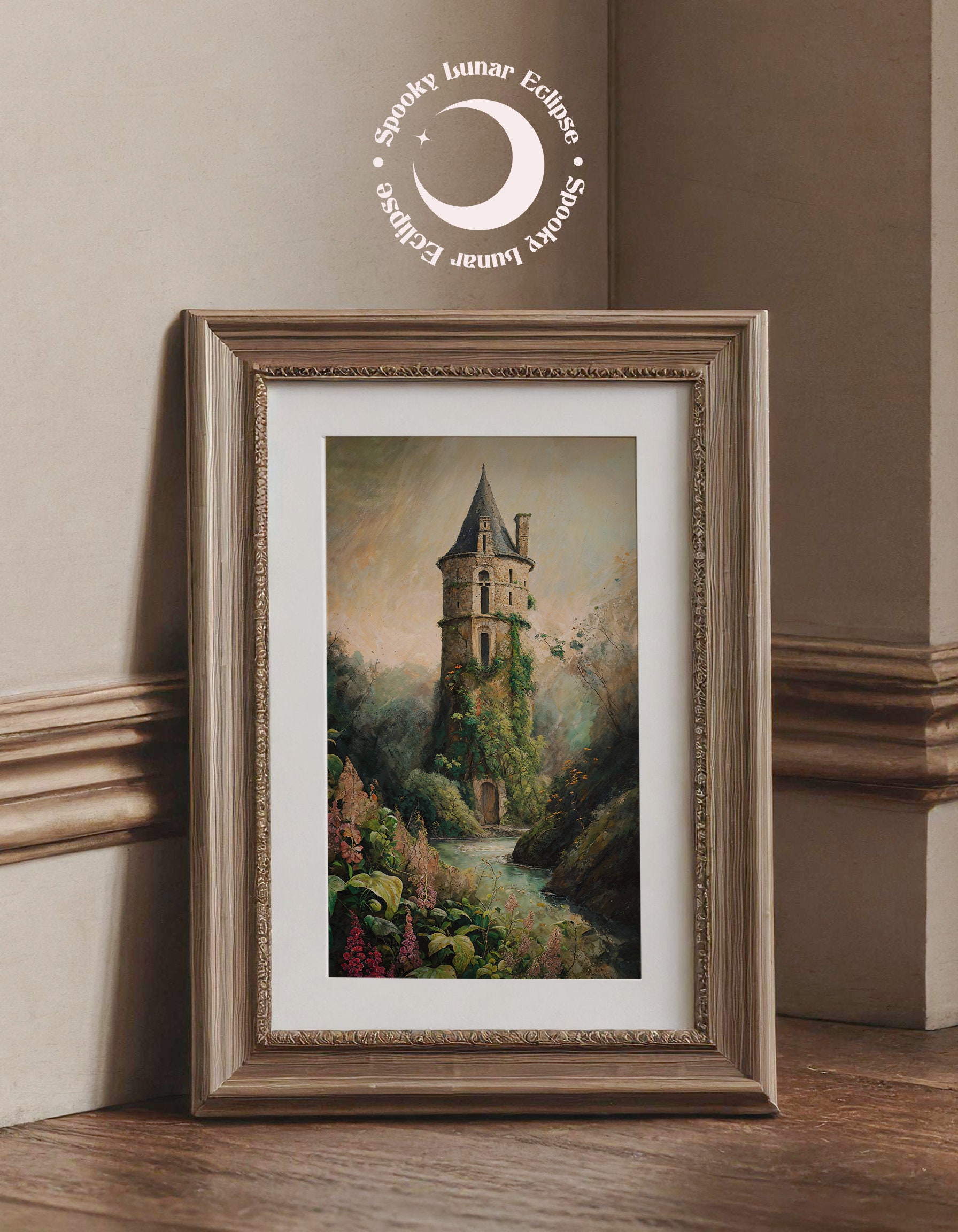 Enchanted Tower Printable, Medieval Tower, Fantasy Tower, Elven Tower ...