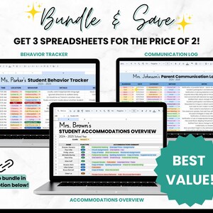 Digital Parent Communication Log for Teacher, Google Sheets Bookkeeping ...