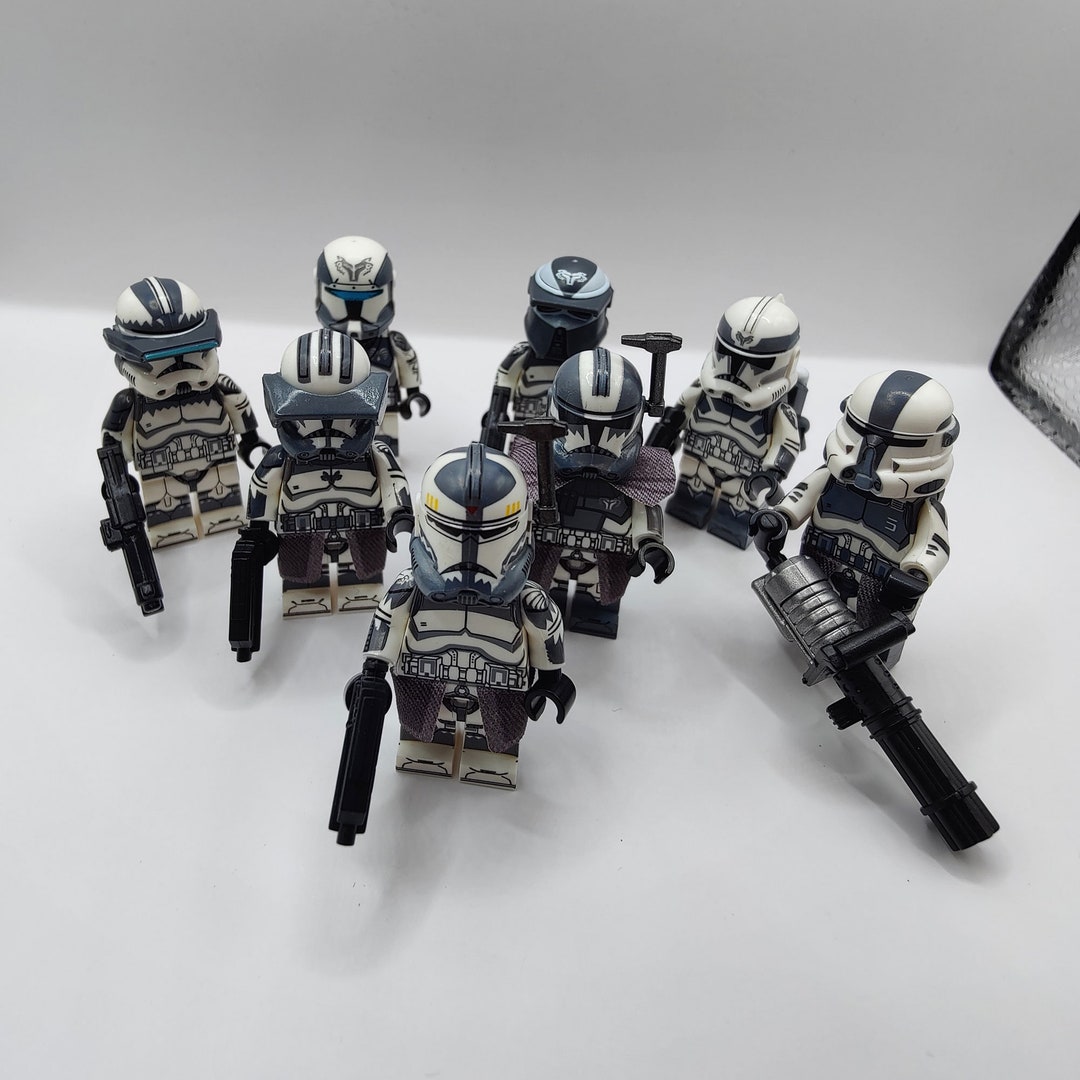 Star Wars Wolffe Pack Clone Trooper Set / Commander Wolffe 104th ...