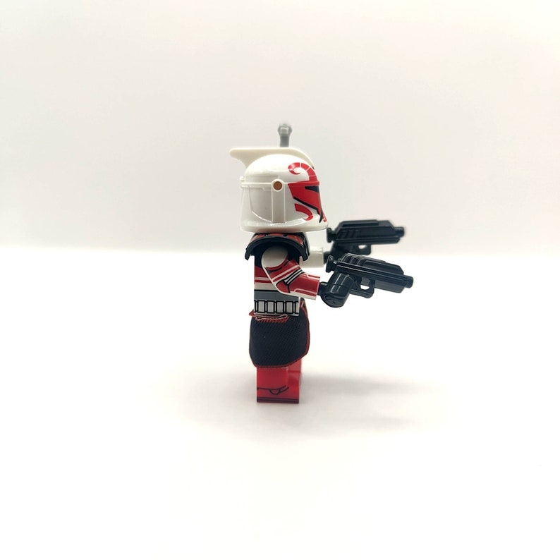 Star Wars Clone Captain Keeli Phase 1 Clone Wars / Custom Minifigure With Shoulder Pauldron 2 DC ...