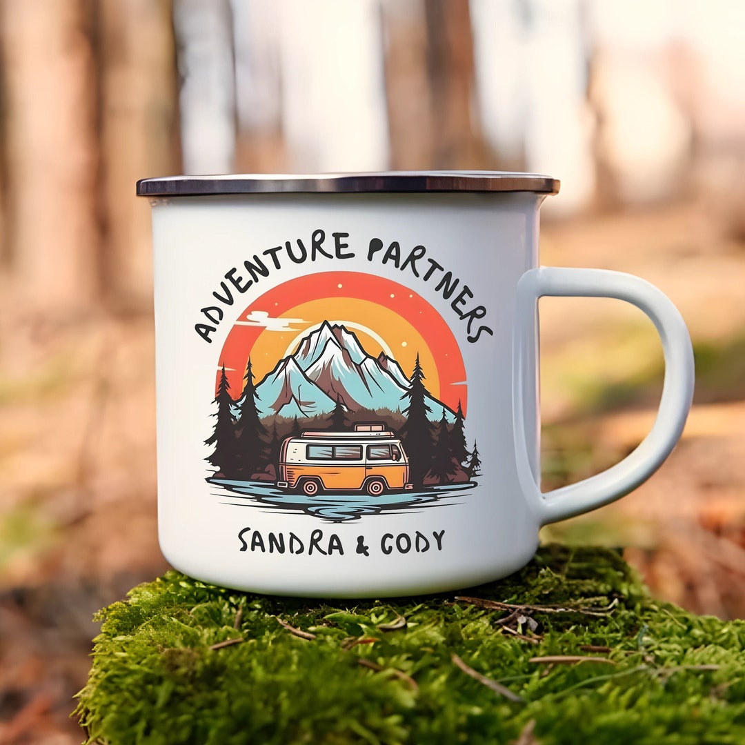 Adventure Partners Mug, Custom Couple Engagement Wedding Anniversary ...