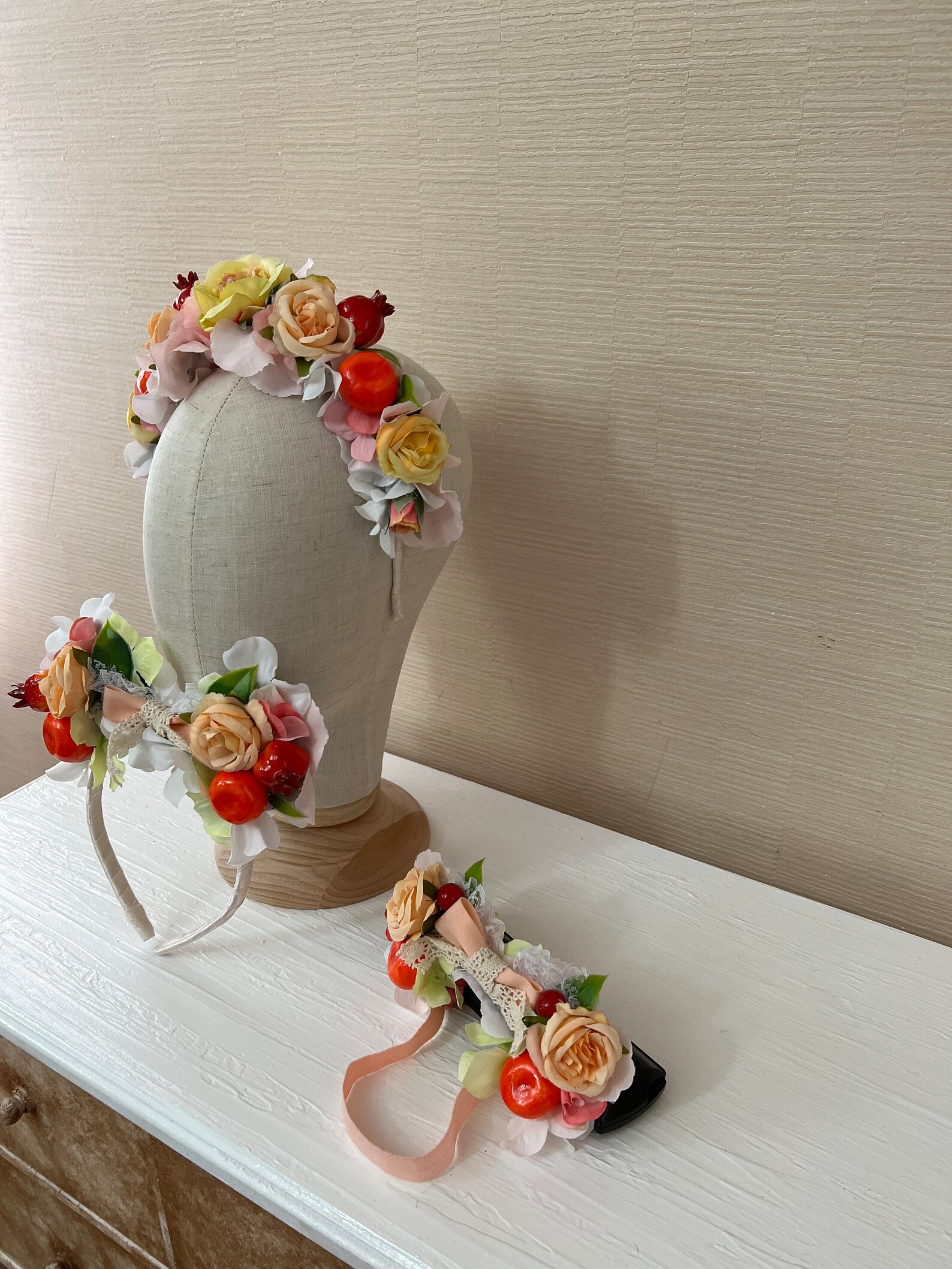 Colorful Flower Crown, Mother Crown, Girl Child Crown, Baby Crown ...