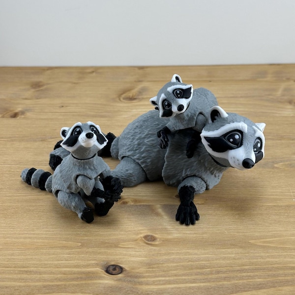 Raccoon Toy - Etsy