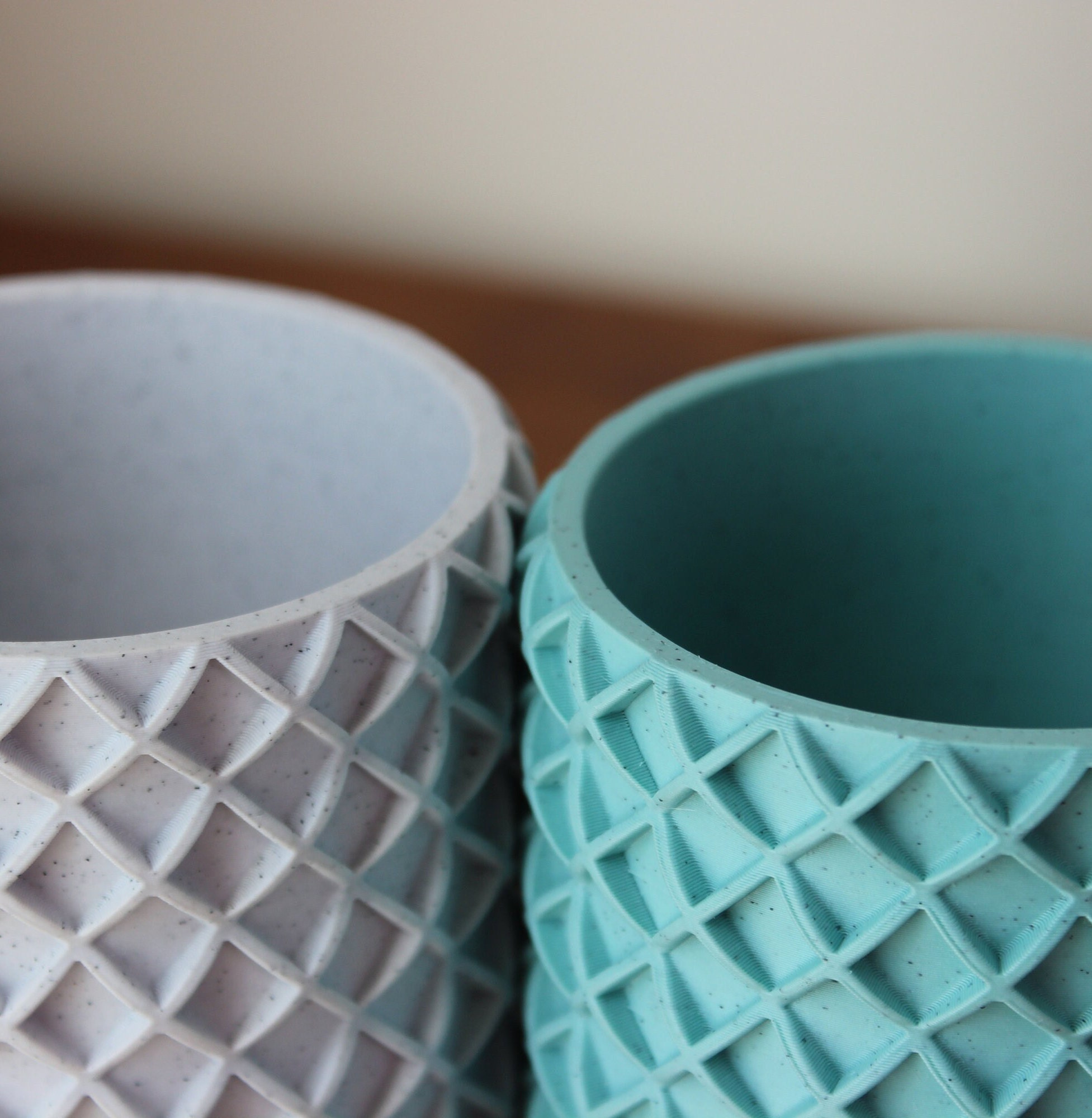 Lattice Planters Pot With Hidden Drip Tray, 3D Printed Home Decor Gift ...