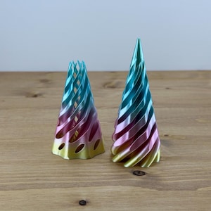 Wavy Vortex Thead, Impossible Cone, Desk Fidget, Stress Reliever - Etsy