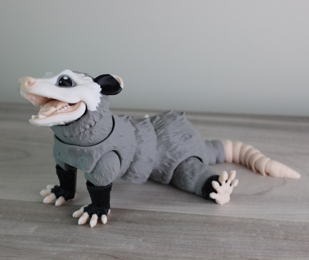 Articulating Opossum Fidget Toy, Desk Fidget Toy - Etsy