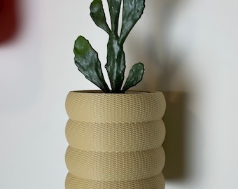 Wall Planter With Hidden Drip Tray - the Bubble Weave - Etsy