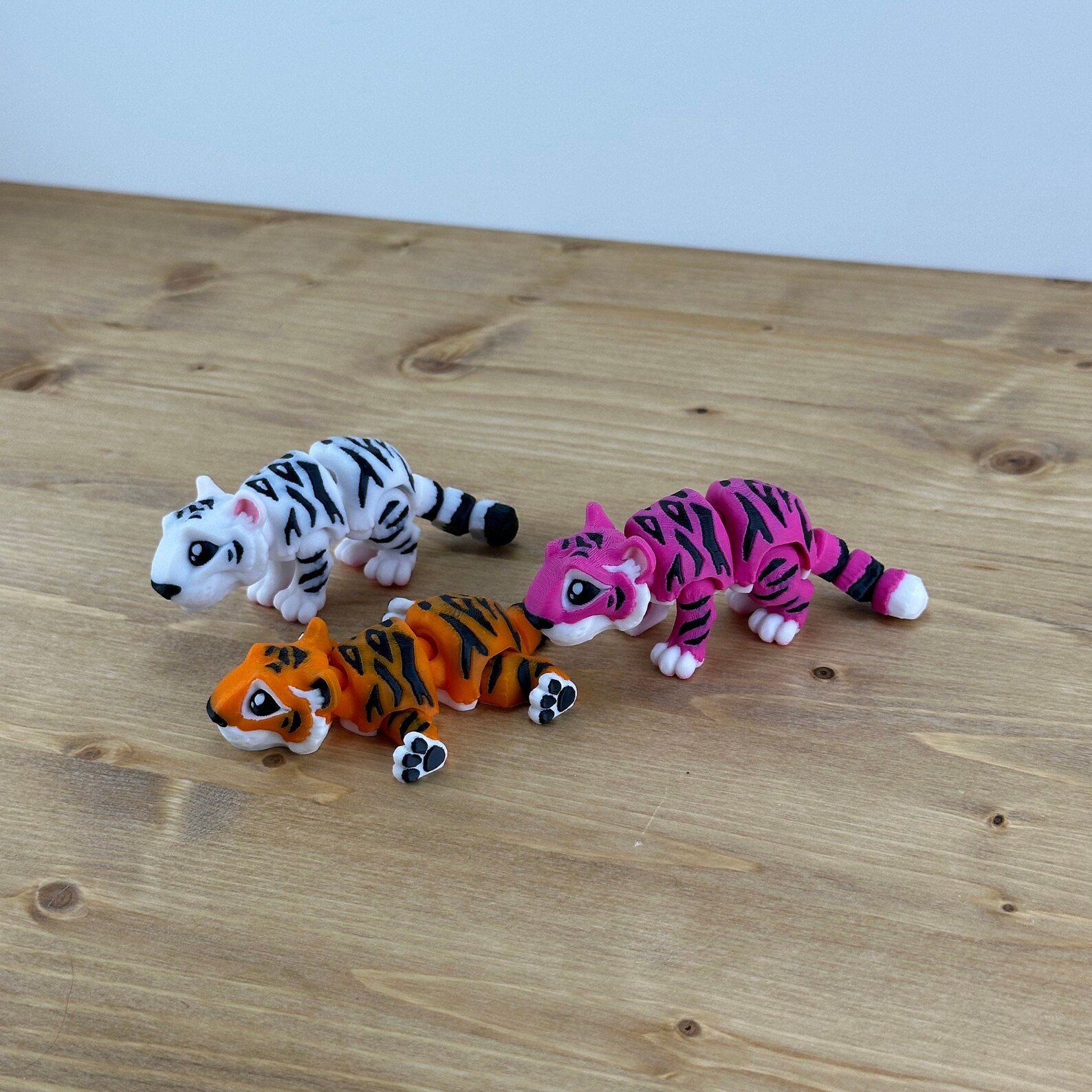 Mini Tiger Fidget Toy and Keychain, Desk Fidget Toy - Etsy