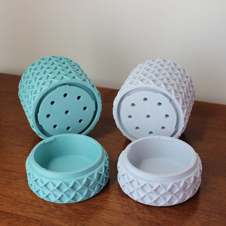 Lattice Planters Pot With Hidden Drip Tray, 3D Printed Home Decor Gift ...