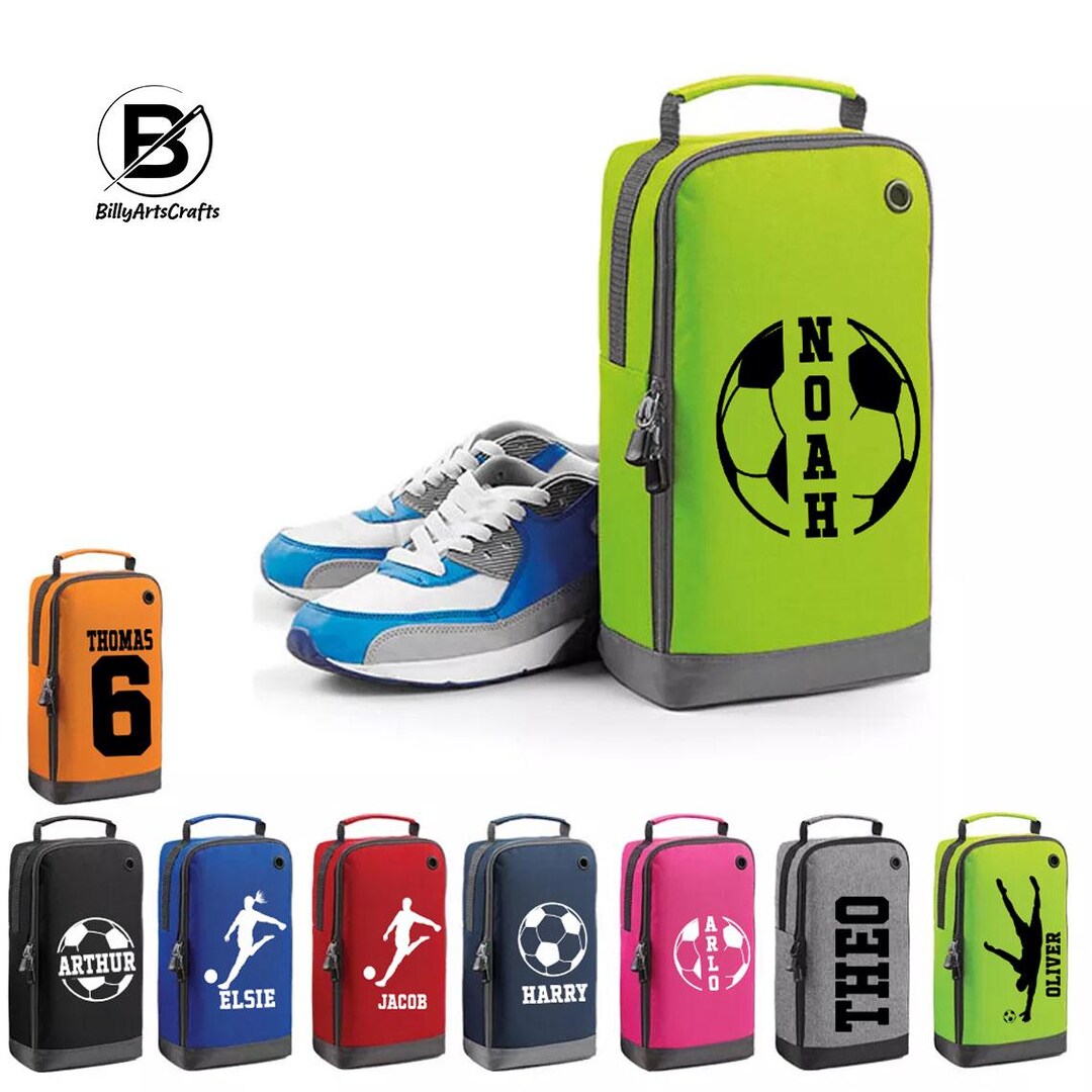 Personalised Football Boot Bag With Name, Custom Football Bag for Kids ...