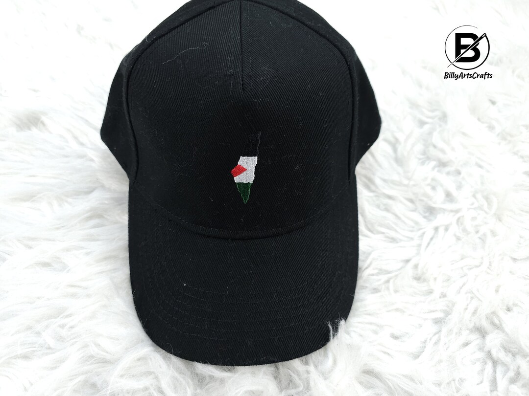 Palestine Embroidered Cap, Palestine Map Hat, Baseball Minimalist ...
