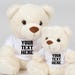 Personalised Teddy Bear, Custom Photo/text Printed Teddy Bear Shirt ...