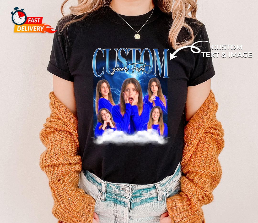 Custom Bootleg Rap Tee, Custom Photo Shirt, 90s Bootleg Vintage Custom ...