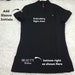 Custom Embroidered Beauty Tunic With Logo or Text, Personalised Salon ...