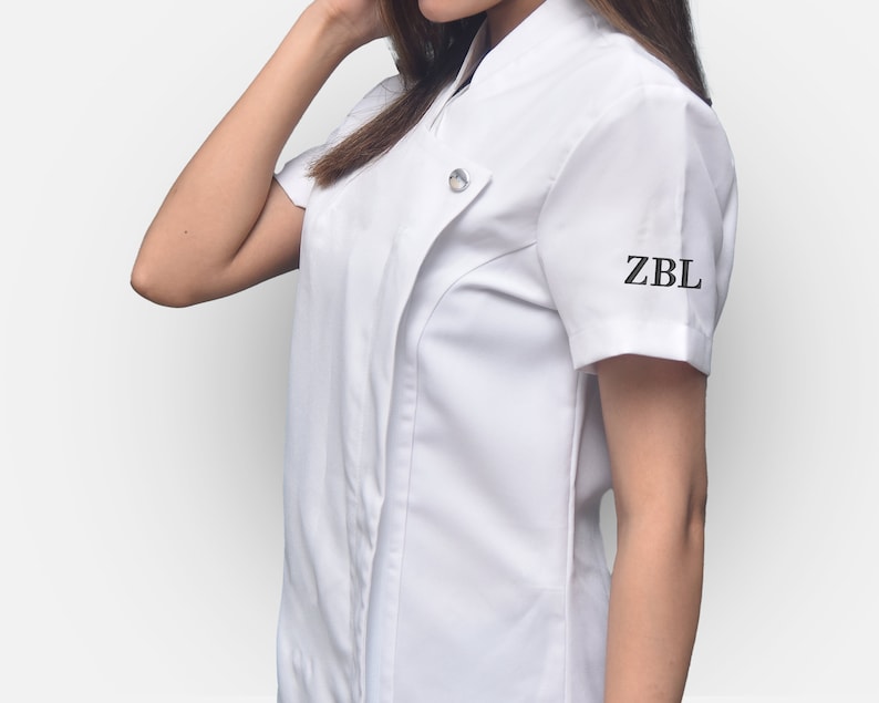 Custom Embroidered Beauty Tunic-personalised Logo With Text Tunics ...