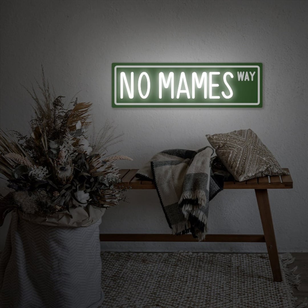 No Mames Guey Neon Sign: Funny Mexican Phrase LED Wall Decor - Etsy
