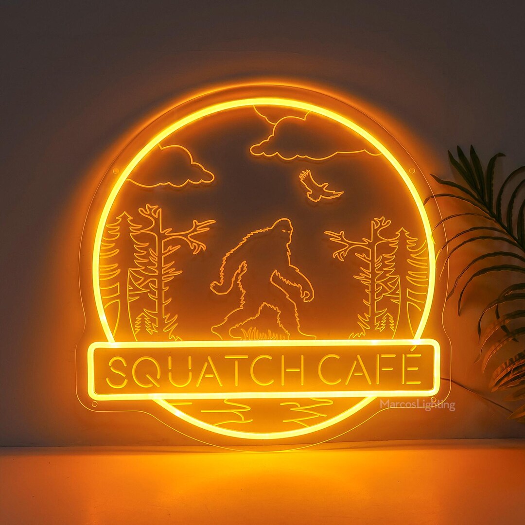 Custom Outdoor Sasquatch Neon Sign,personalized Big Foot,bedroom Wall ...