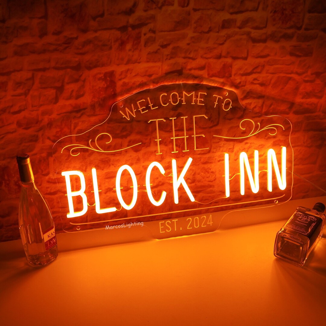 Personalized Pub Neon Sign,custom Bar Neon Light,custom Pub Wall ...