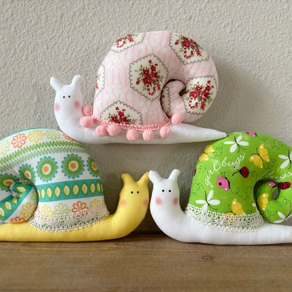 Stuffed Snail - Etsy