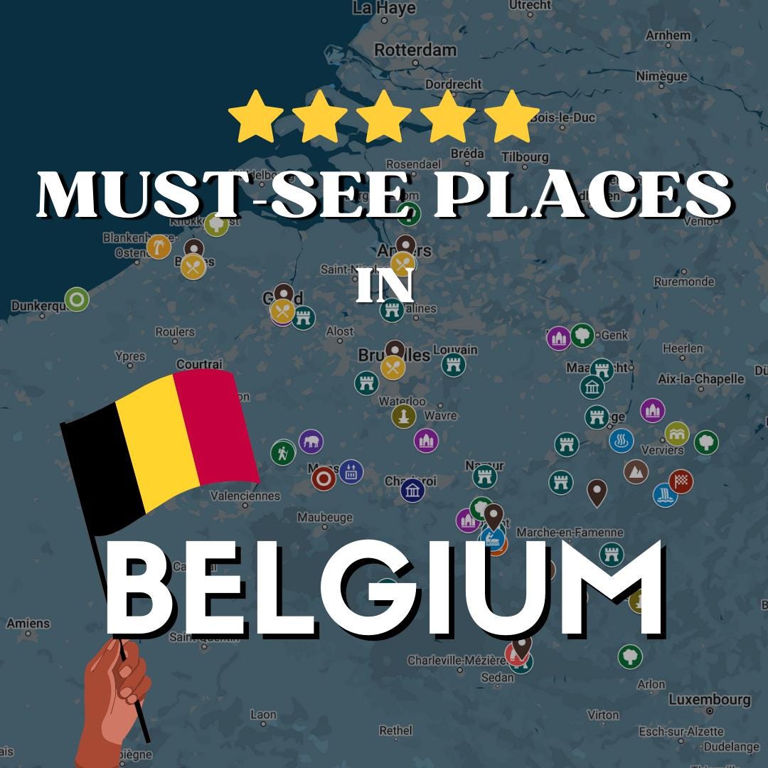 Google Maps Guide - Must-see Places in Belgium Googles Maps- 60 Places ...