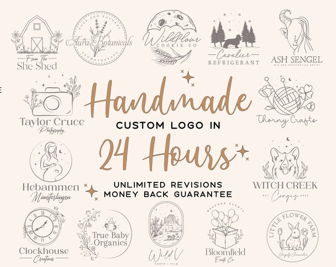 Logo Design | Logo Design Custom for Business | Hand Drawn Logo Design ...