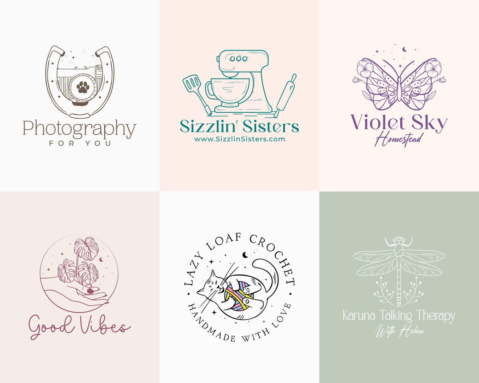 Custom Logo Design, Hand Drawn Professional Business Logo, Personal ...