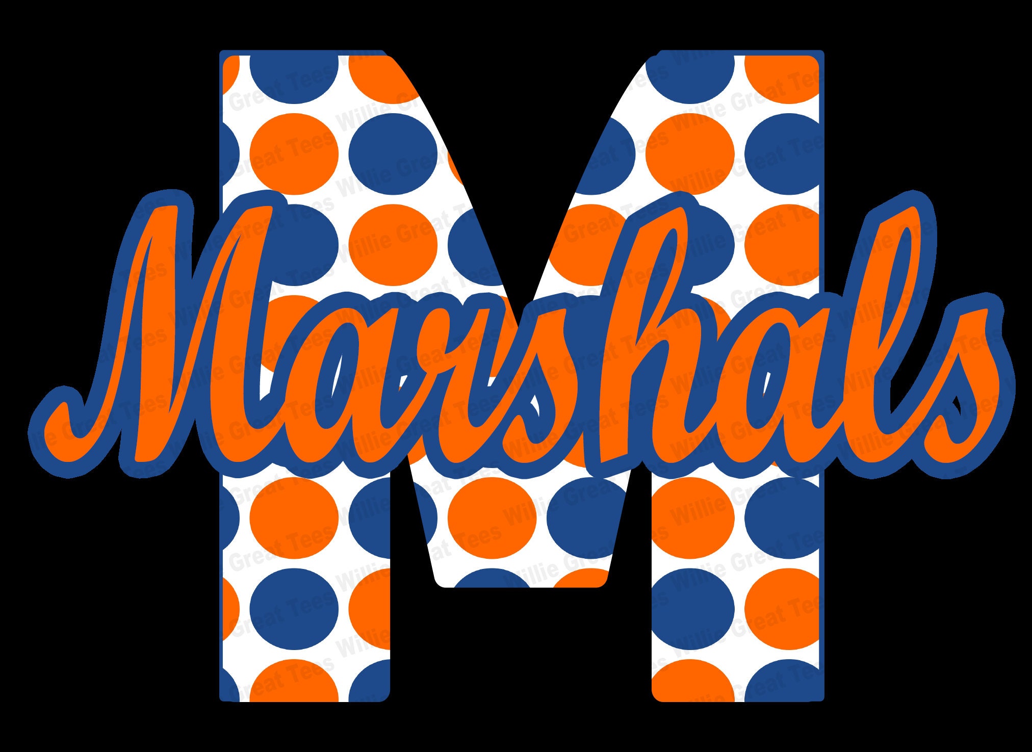 Marshall County Mascot PNG - Etsy