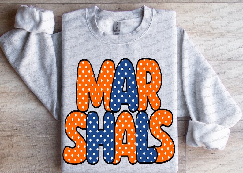 Marshall County Marshals Mascot PNG - Etsy