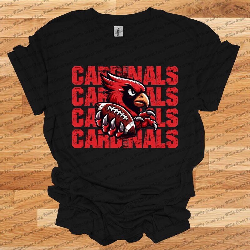 Cardinal Football Png - Etsy
