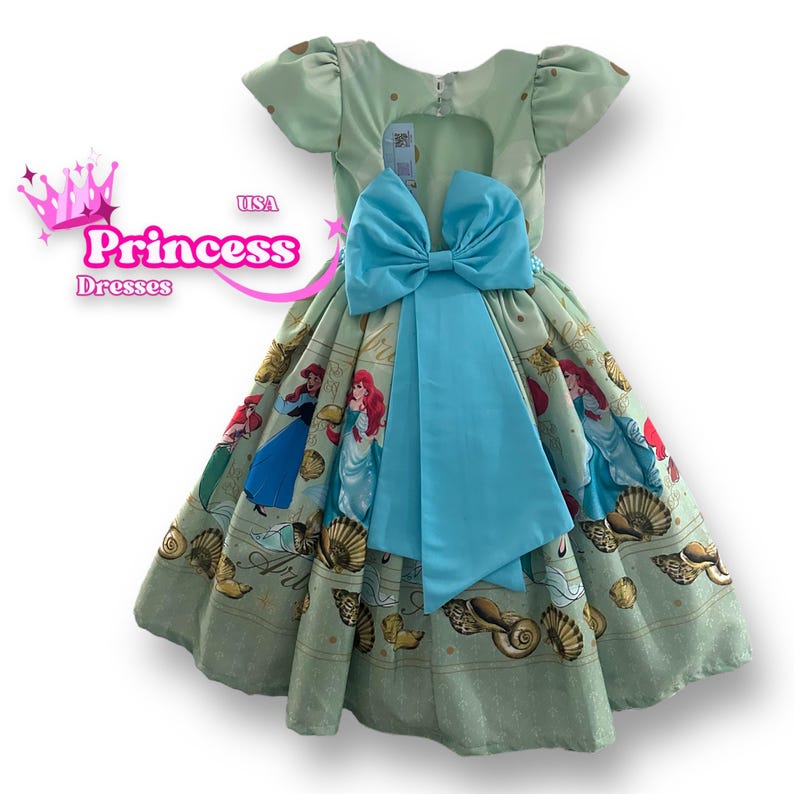 Ariel Birthday Dress/blackfriday the Little Mermaid Dress/mermaid Dress ...