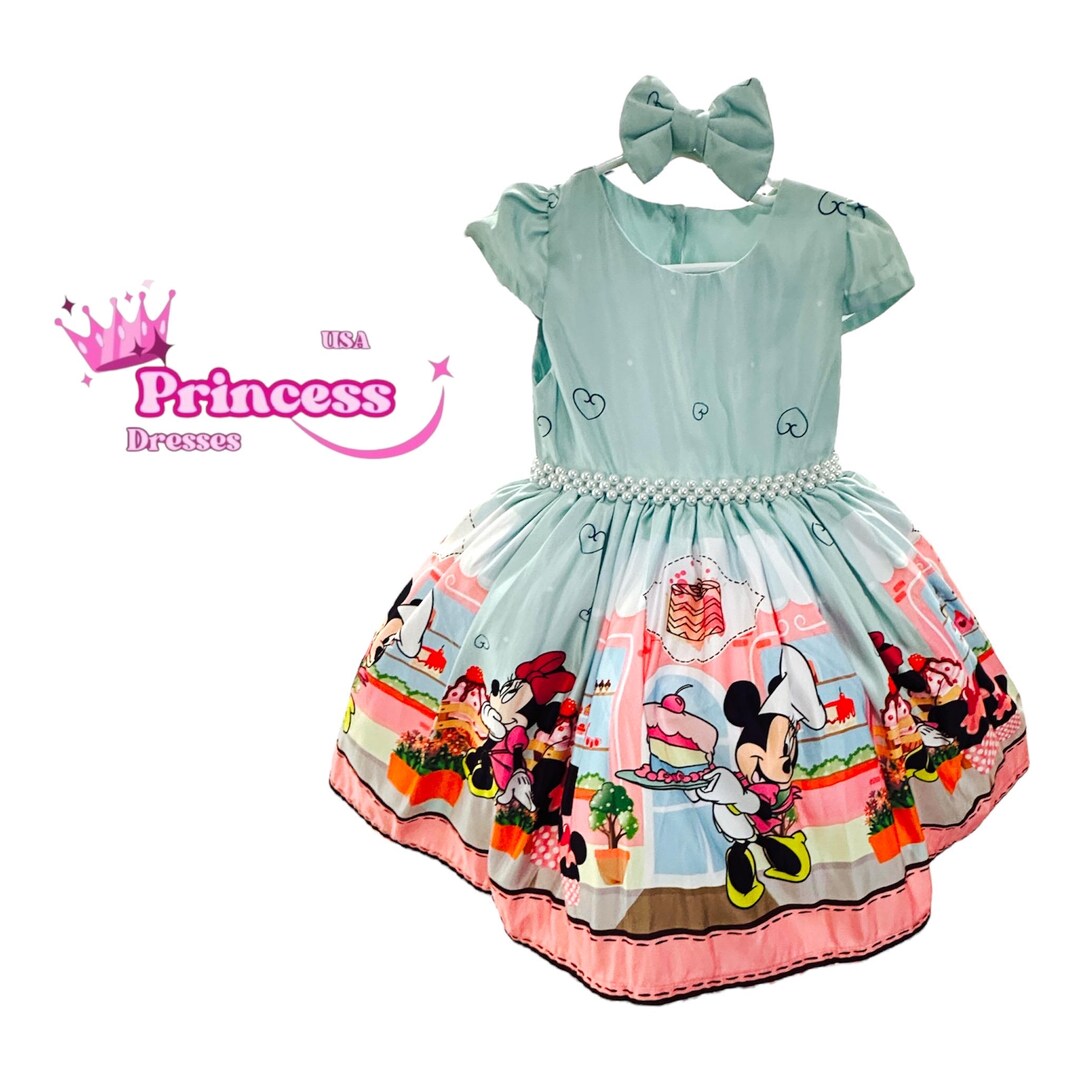 Minnie Mouse Bakery Dress/ Minnie Birthday Outfit/ Minnie Baby Dress ...