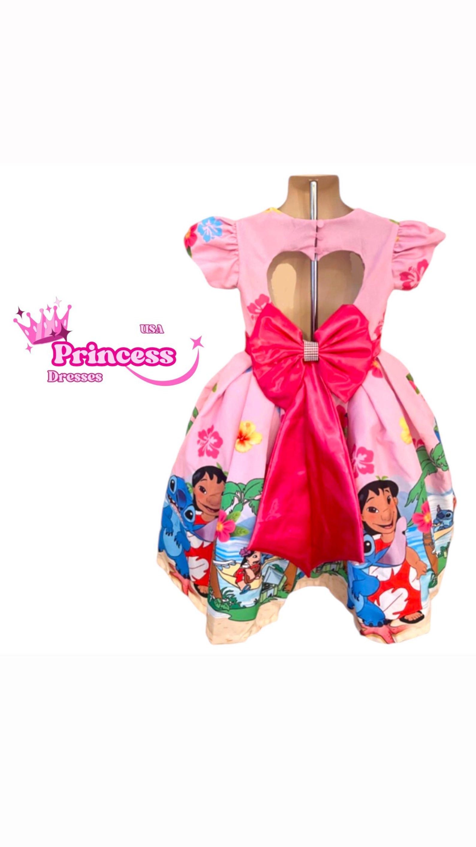 Lilo Stitch Dress, Stitch Birthday Outfit, Toddler Girl Stitch Party ...