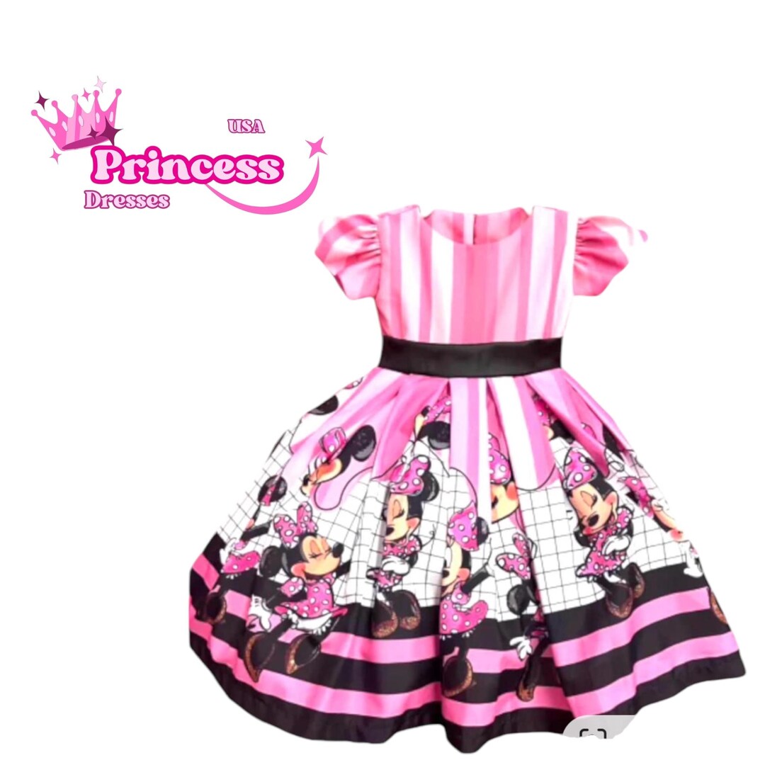 Minnie Mouse Dress/ Minnie Birthday Outfit/ Minnie Baby Dress/ Toddler ...
