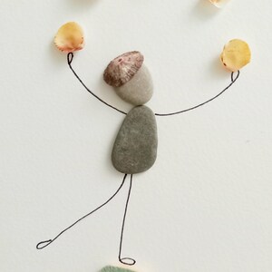 Seaglass Art, Sea Glass Juggler, Boho Decoration, Christmas Gift ...