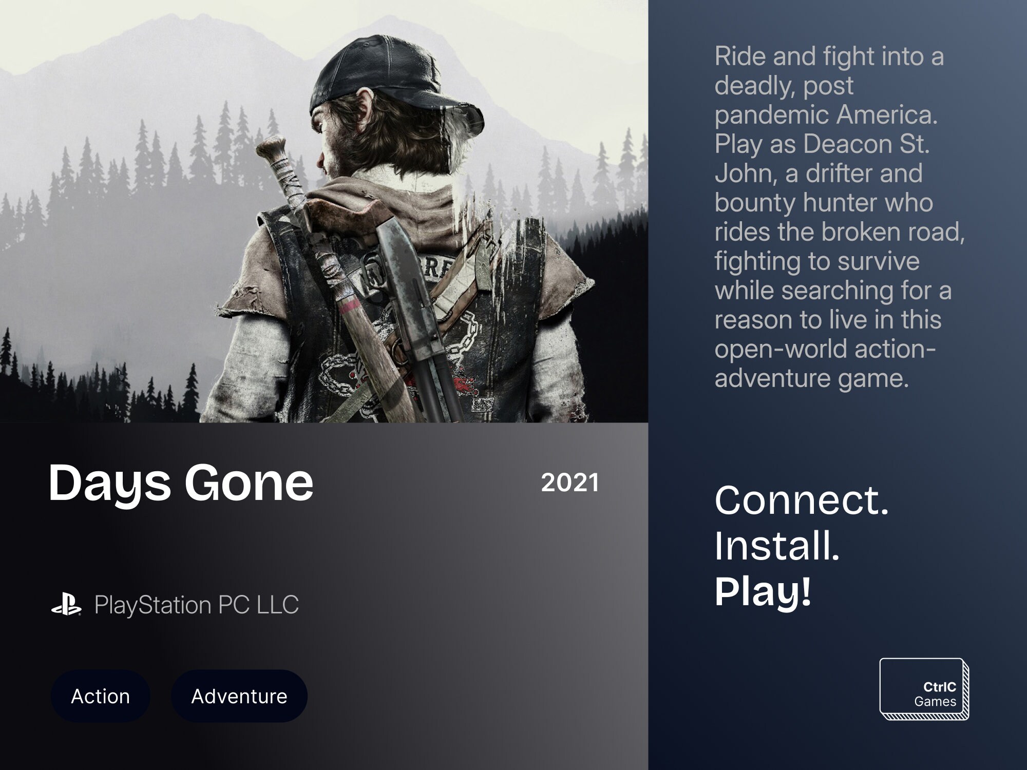 Days Gone Steam PC Game offline Mode Only - Etsy