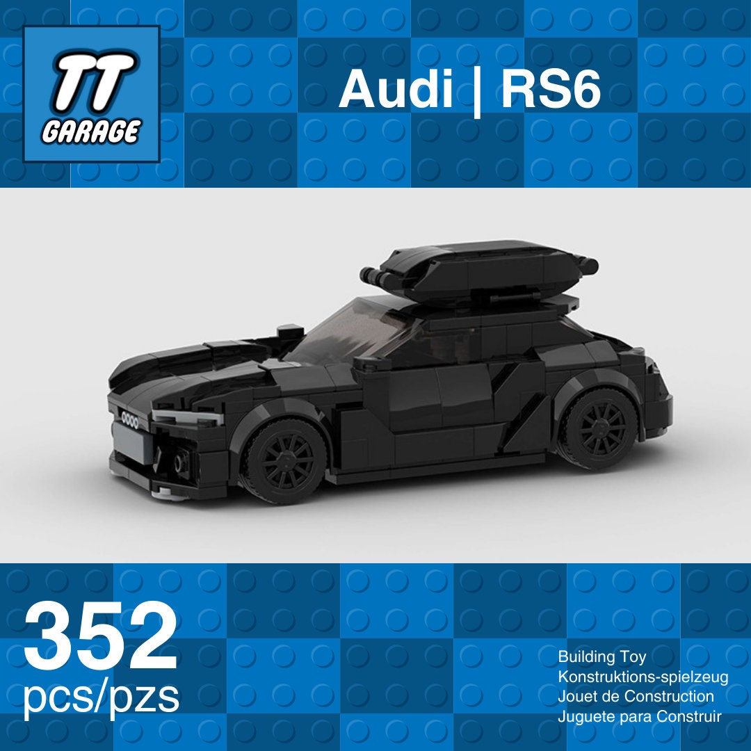 Buildable Audi RS6 Gift for Car Enthusiasts MOC Build 352 Pieces Lego ...