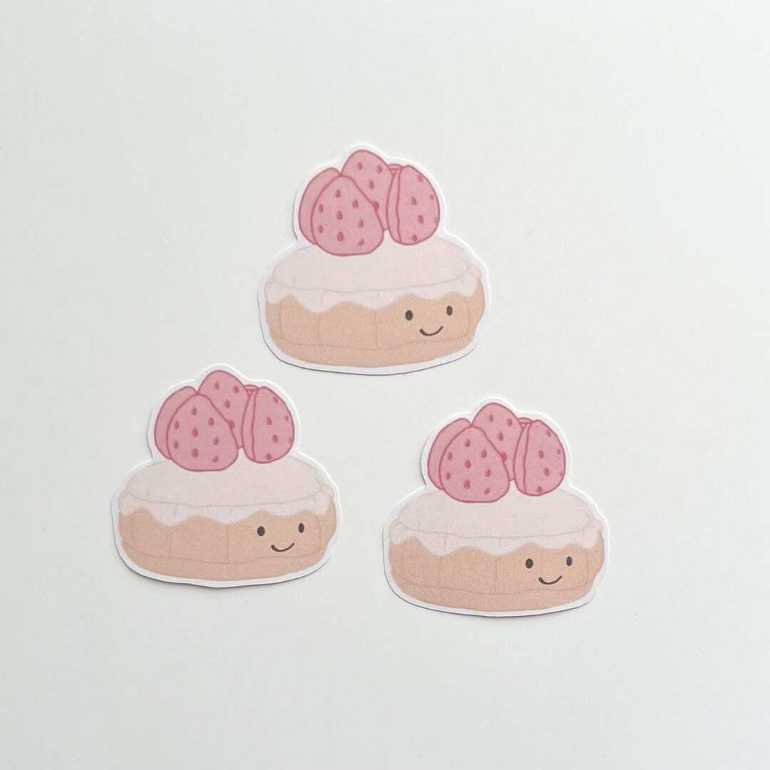 Jellycat Tarte Aux Fraises Sticker - Etsy