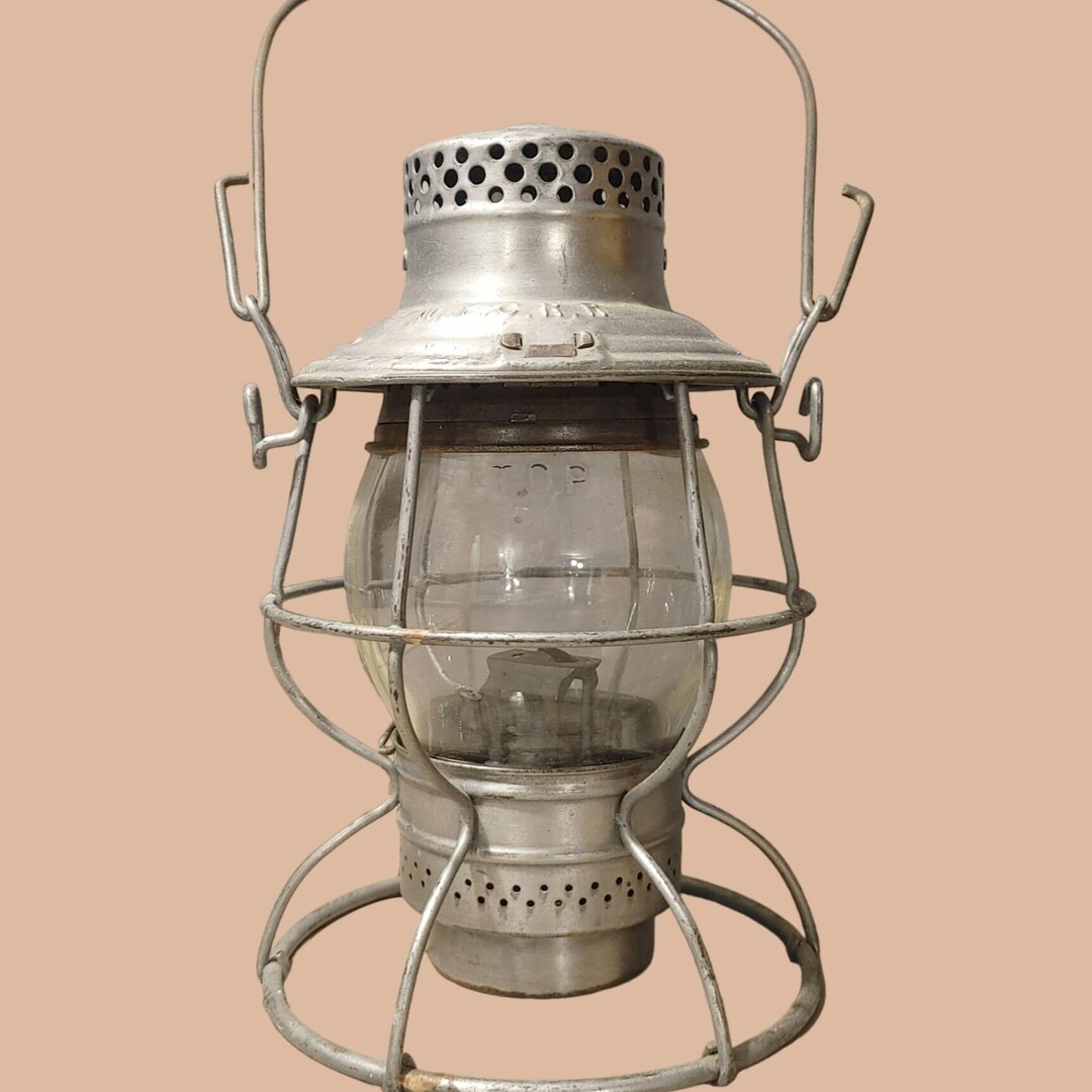 Adlake 100 Kero Railroad Rail Travel Lantern Antique Vintage USA ...
