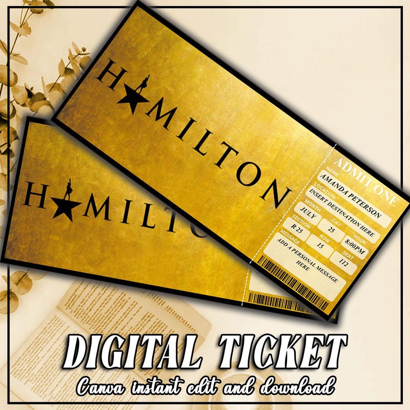 Hamilton the Musical - Etsy