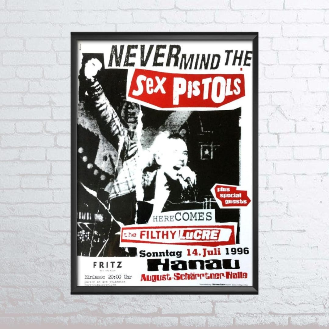 Nevermind The Sex Pistols Tour Poster A3 Poster Etsy