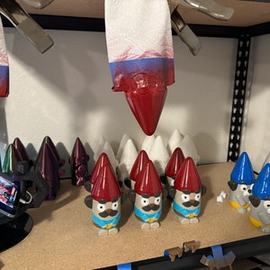 Bluey Garden Gnomes | Paint Yourself | 3D Printed | Kids | Art Project ...