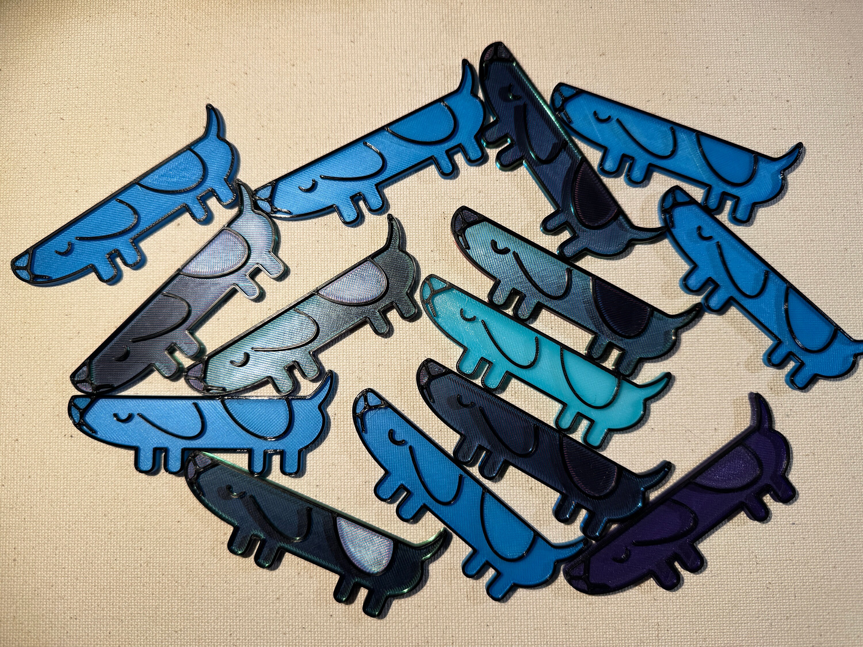 Bluey Long Dog 3D Printed Kids Hide & Seek Cartoon Fun Hidden Treasure ...