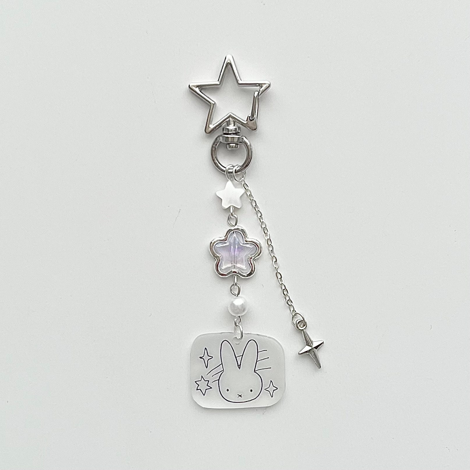 Miffy Beaded Keychains - Etsy