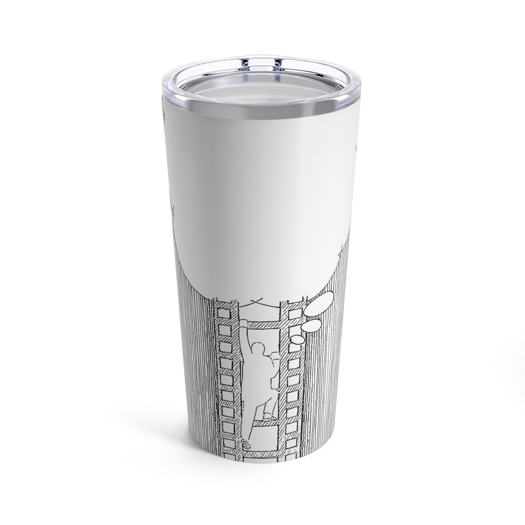 Tumbler 20oz, Pencil Drawing, Hand Drawn, Abstract Illustration Art ...