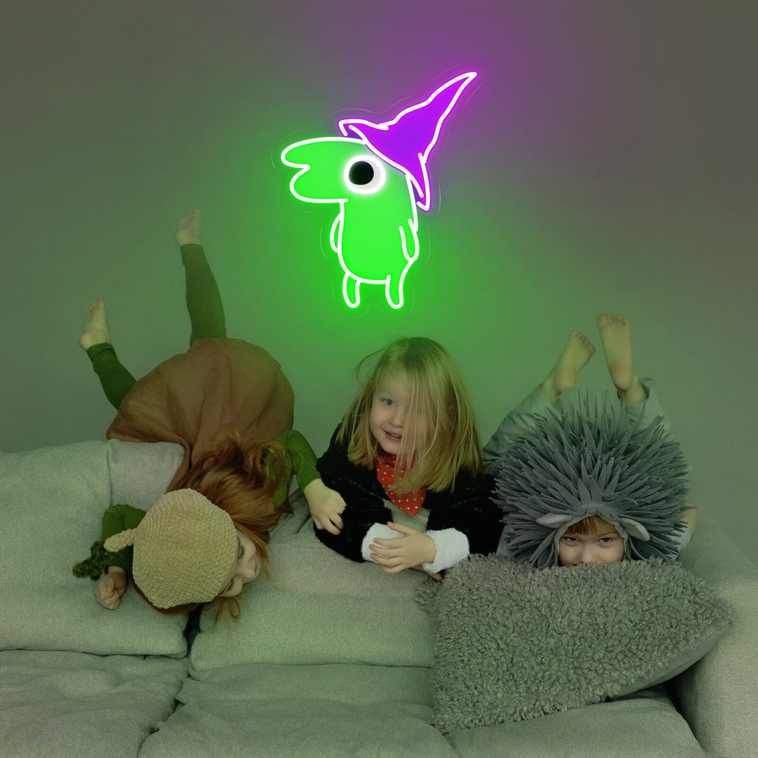 Smiling Friends Glep Neon Sign, Anime Wall Sign, Cartoon Home Decor ...