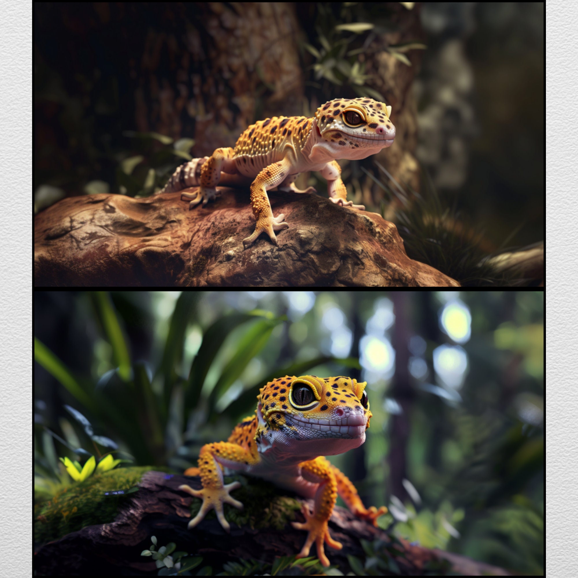 Samsung Frame TV Digital Download Leopard Geckos Spotted Lizards ...