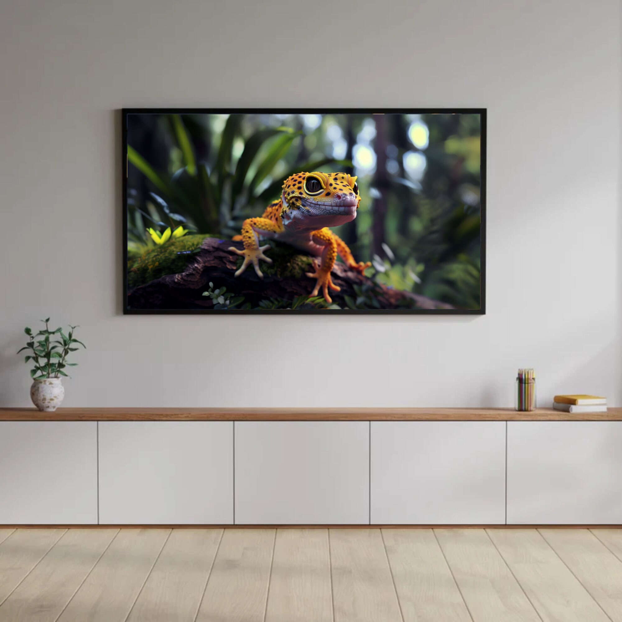 Samsung Frame TV Digital Download Leopard Geckos Spotted Lizards ...