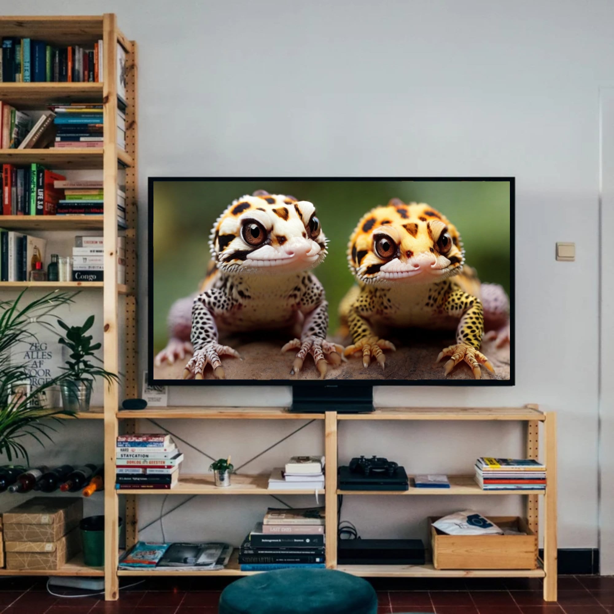 Samsung Frame TV Digital Download Leopard Geckos Spotted Lizards ...