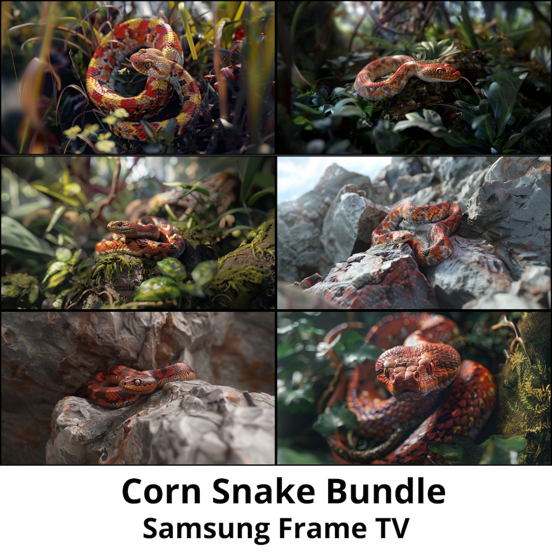 Samsung Frame TV | Corn Snake Bundle | Digital Download | Reptile Lover ...