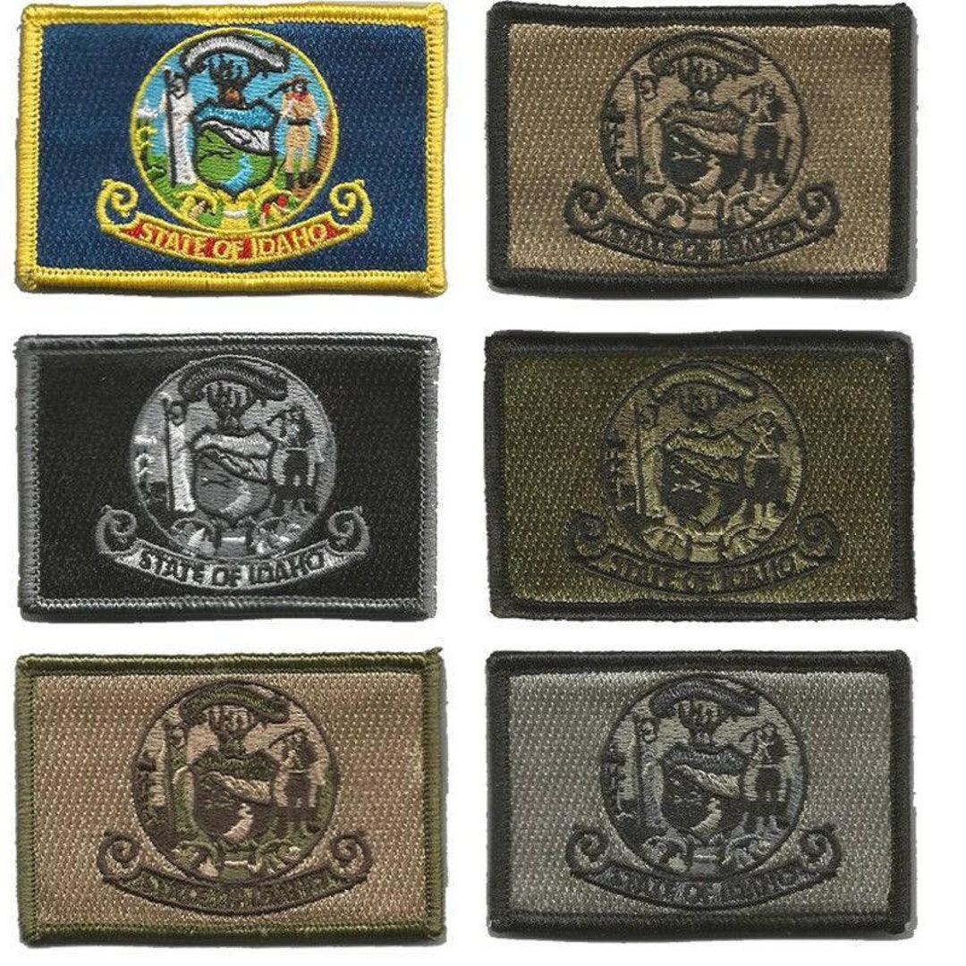 Buckup Tactical Morale Patch Hook Idaho Boise State Patches 3x2 - Etsy